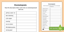 Alliteration Worksheet PDF - English Resource - Twinkl