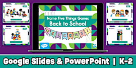 Kindergarten Editable Morning Meeting PowerPoint & Google Slides