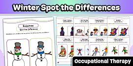 Easter Spot the Difference Visual Perception Activity Sheets for ...