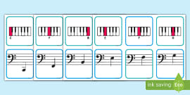 Treble Clef Cards - Flash Cards | Music Reading