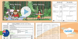Finish the Little Red Riding Hood Script Writing Template
