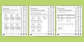 Year 4 Measurement Worksheet Assessment Pack | Twinkl