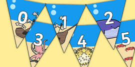 Editable Patterned Bunting - patterned bunting, bunting, themed