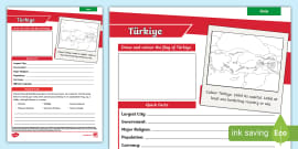 KS2 Türkiye Word Search - Twinkl - Geography - Twinkl