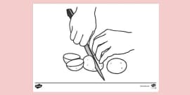 FREE! - Sliced Red Onions Colouring Sheet (Teacher-Made)