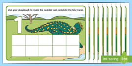 Ten Frame Counting to 50 Matching Game (teacher made)