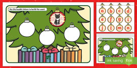 Christmas CVC Words Flashcards
