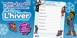 Poème pour l'hiver - Maurice Carême - maternelle - ce2