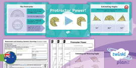 KS2 How to Use a Protractor | Measuring an Angle PowerPoint