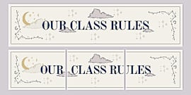 Class Rules Display Poster (Hecho por educadores) - Twinkl