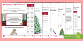 Year 6 The Mystery of the Missing Christmas Angel Maths Game