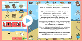 Pirate Themed 100 Number Square - pirate number square, pirate