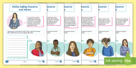 KS2 Online Safety My Trusted Adults Worksheet (teacher made)