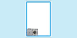 FREE! - Pinhole Camera Page Border | Page Borders | Twinkl