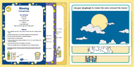 Color Mixing Modeling Dough Recipe and Mat Pack - Twinkl