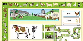 Farm Animals and Their Babies Interactive Hotspots