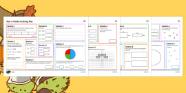 Year 4 Spring 1 Maths Activity Mats (teacher made)
