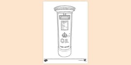 The Post Office Colouring Pages (teacher made)