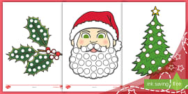 Christmas Tree Finger Painting | Twinkl Holiday Resources