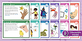 Tarjetas motricidad fina - actividades