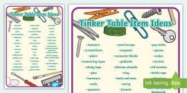 Tinker Tray Teacher Guide (teacher made) - Twinkl