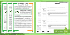 St Patrick’s Day Reading Comprehension | Primary Resource