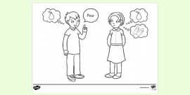 FREE! - Child Speaking Clearly Colouring | Colouring Sheets