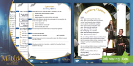 FREE! - Matilda Colouring Page | Roald Dahl's Matilda The Musical