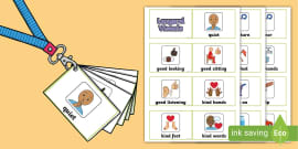 Visual Support Cards for Managing Behaviour (teacher made)