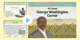 LKS2 George Washington Carver Differentiated Reading Comprehension Activity