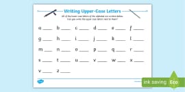 ABC in Cursive Upper Case and Lower Case | Cursive Alphabet