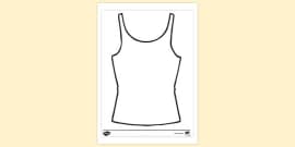 FREE! - Vest Colouring | Colouring Sheets | Twinkl Resources
