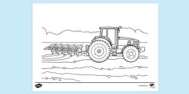 FREE! - circular field Colouring | Colouring Sheets - Twinkl