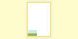 FREE! - Simple Sun Page Border | Page Borders | Twinkl