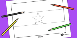 Mauritius Flag Colouring Sheet (teacher made) - Twinkl