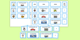 Sentence Building Blocks Word Cards (teacher made)