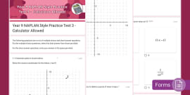 NAPLAN Practice Test Year 7 Numeracy Non-Calculator - Twinkl