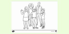 People Colouring | Colouring Sheets
