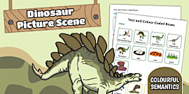 Colourful Semantics Pirate Picture Scene - Twinkl
