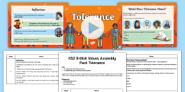 Tolerance and Respect Assembly and Discussion Pack