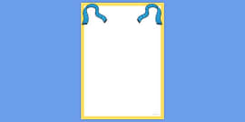 Sea Waves Page Border | Page Borders | Twinkl (teacher made)