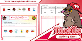 Grade 2 Life Skills Term 1 What Do We Need to Live? Mind Map (CAPS)