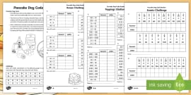 UKS2 Father's Day Code Breaker Differentiated Worksheets
