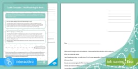 Flexible Working Request Letter Template - Twinkl
