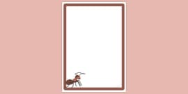 FREE! - Simple Blank Sticks Page Border | Page Borders | Twinkl