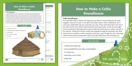 Stone Age Paper Model | How to Make a Stone Age House