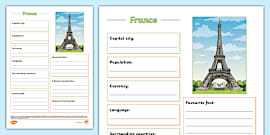 👉 France Word Search (teacher made) - Twinkl