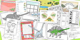 Dinosaurs KS1 Lesson Plans and Resource Pack -teacher made