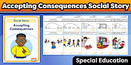 When I Feel Anxious Social Story Booklet for Special Education