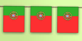 Portugal A4 Colouring Flag (Teacher-Made) - Twinkl